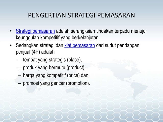 Strategi Pemasaran dalam kaitannya perilaku konsumen | PPT