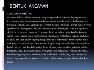 Pertahanan Dan keamanan negara | PPTX