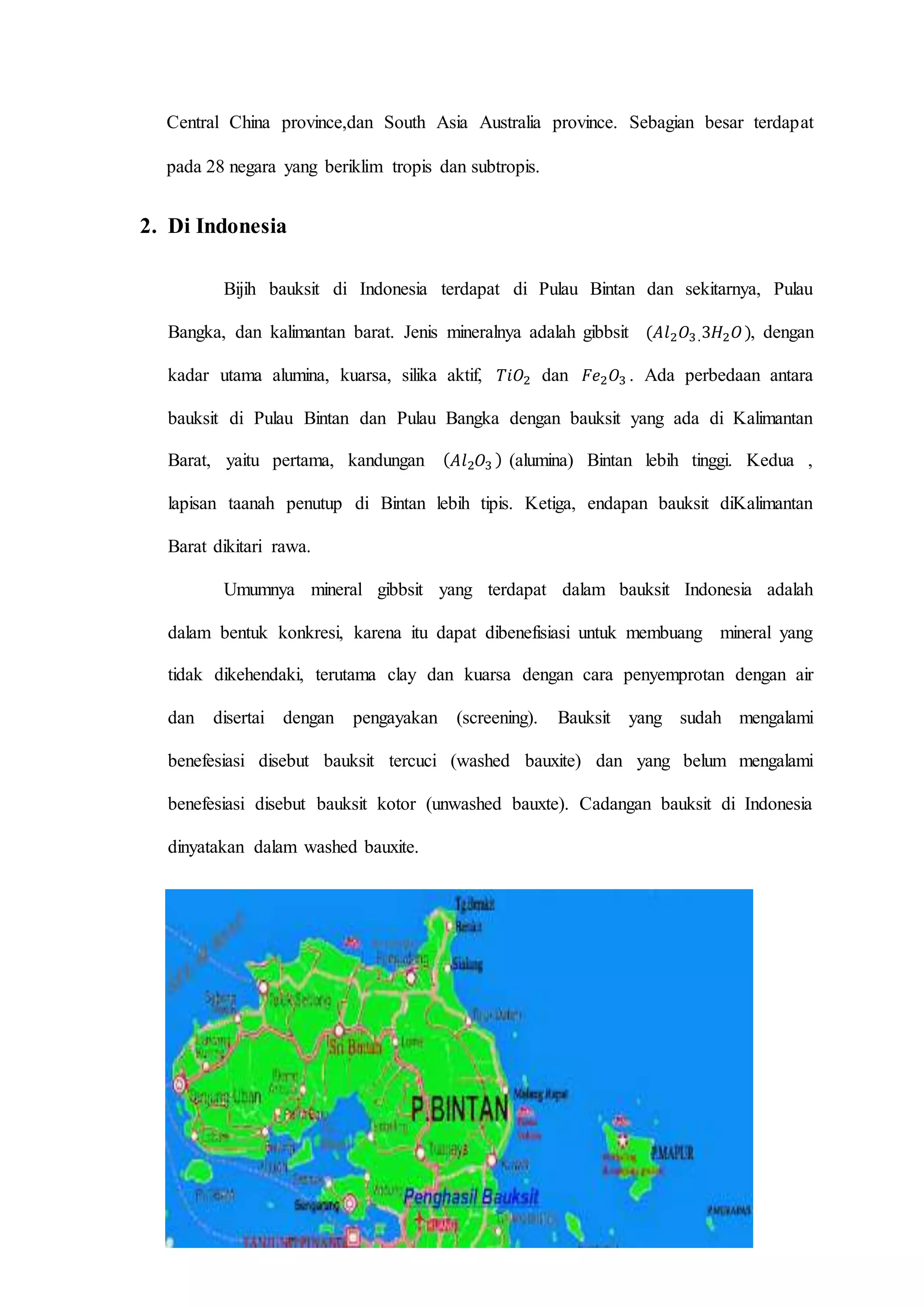 Pertambangan bauksit | DOCX