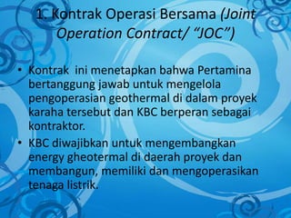 Pertamina & pln vs karaha bodas company | PPTX