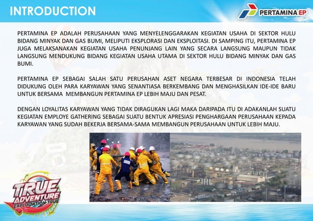 Proposal Pertamina True Adventure | PDF