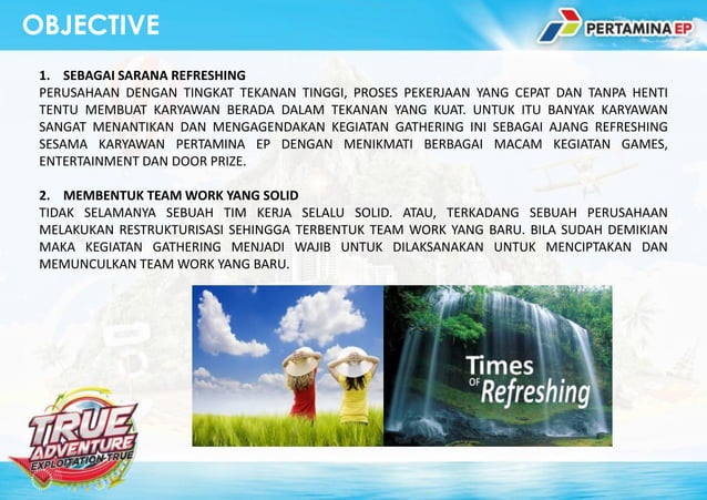 Proposal Pertamina True Adventure | PDF