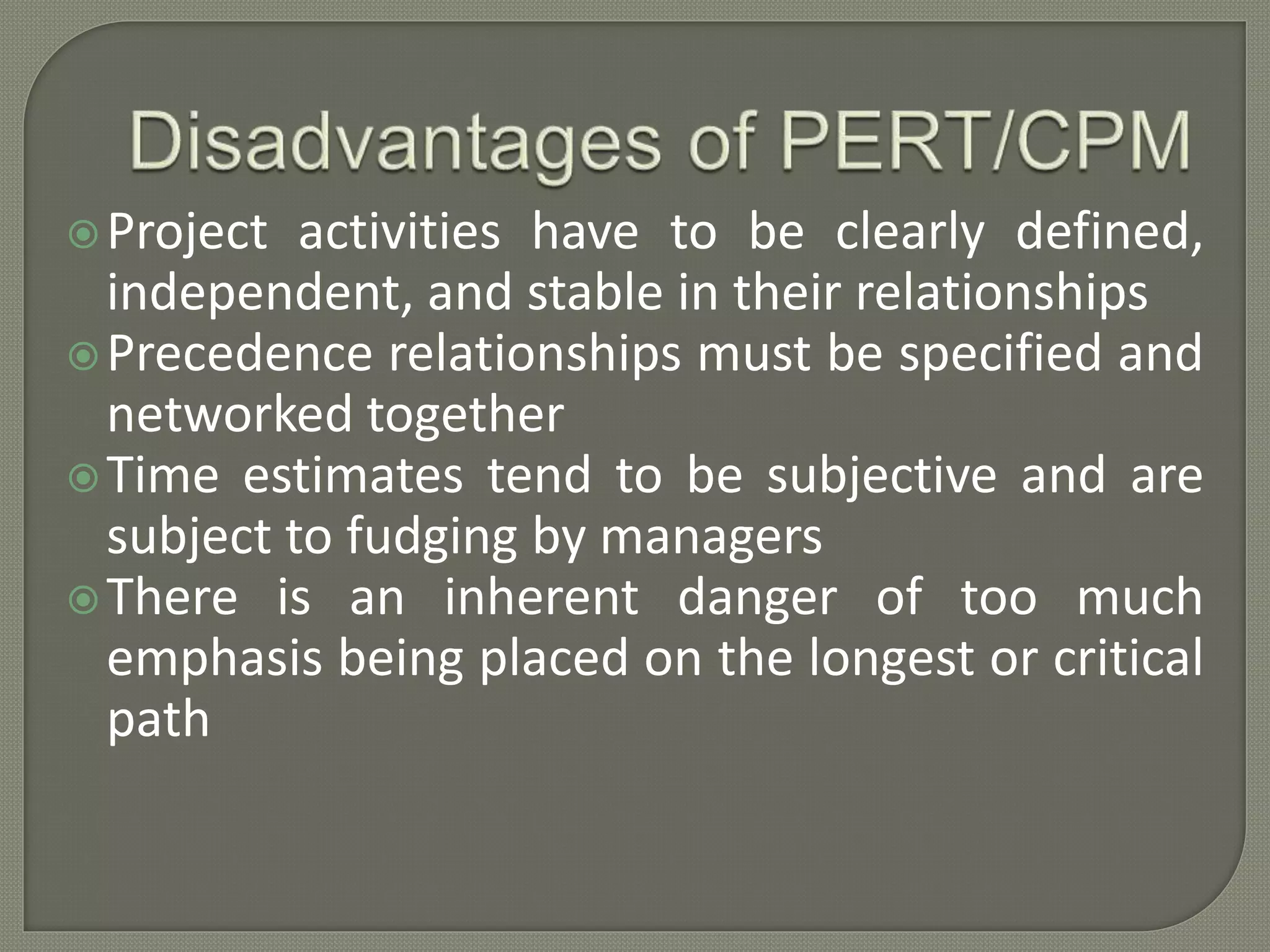 Pert and CPM | PPTX