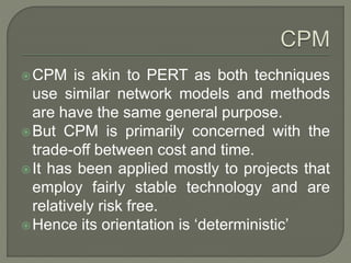 Pert and CPM | PPTX