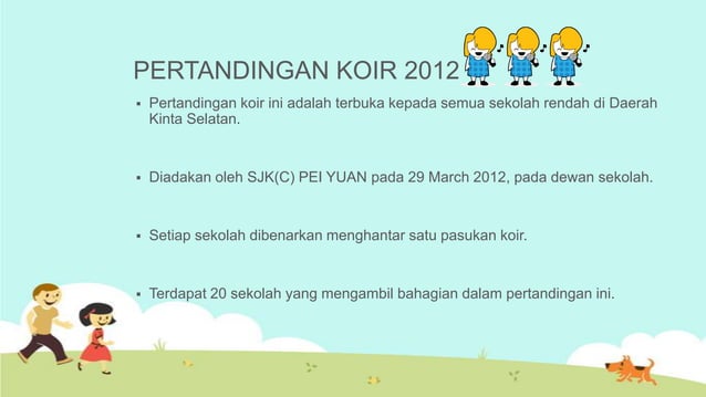 Pertandingan koir | PPT