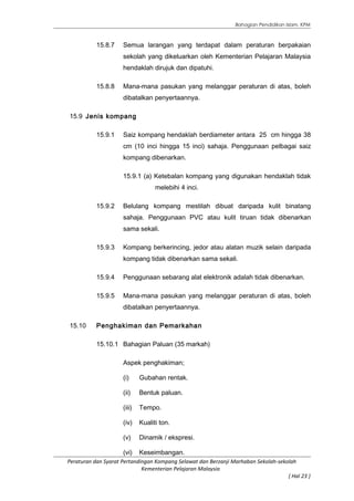Pertandingan kompang selawat_dan_berzanji_marhaban | DOC