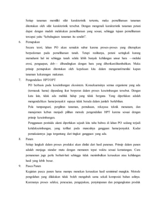 Pertanian organik | DOCX