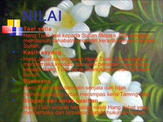 Pertarungan tuah dengan jebat | PPT