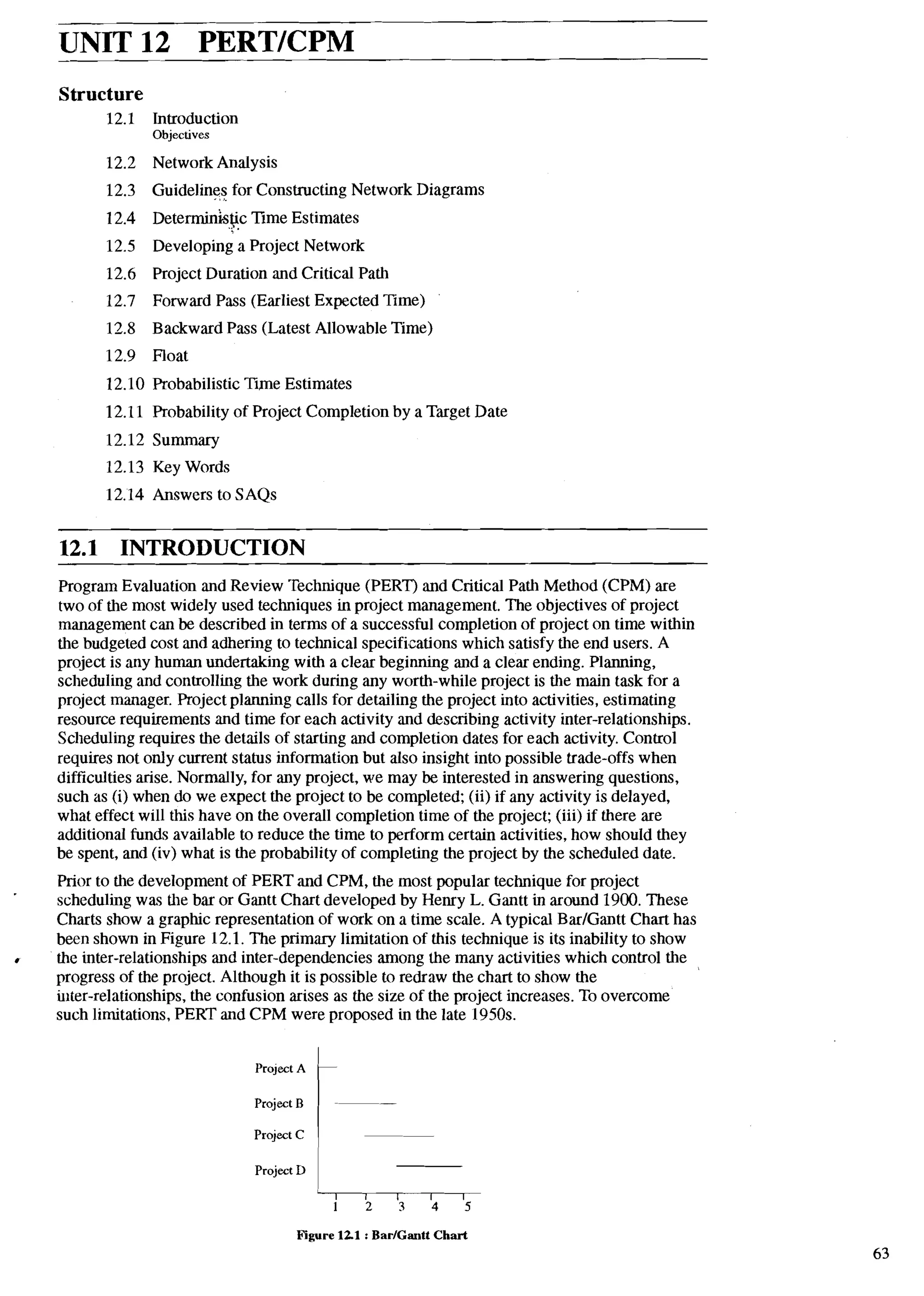 IGNOU PERT CPM | PDF