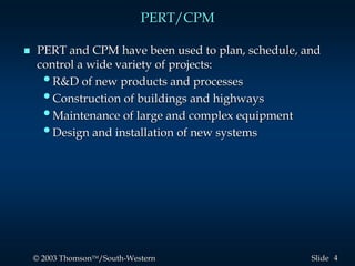 Management Science : Project SchedulingPert_cpm.ppt