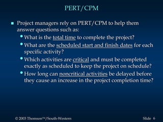 Management Science : Project SchedulingPert_cpm.ppt