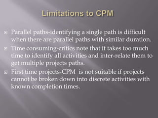 Project Management PERT and CPM | PPTX