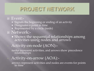 Project Management PERT and CPM | PPTX