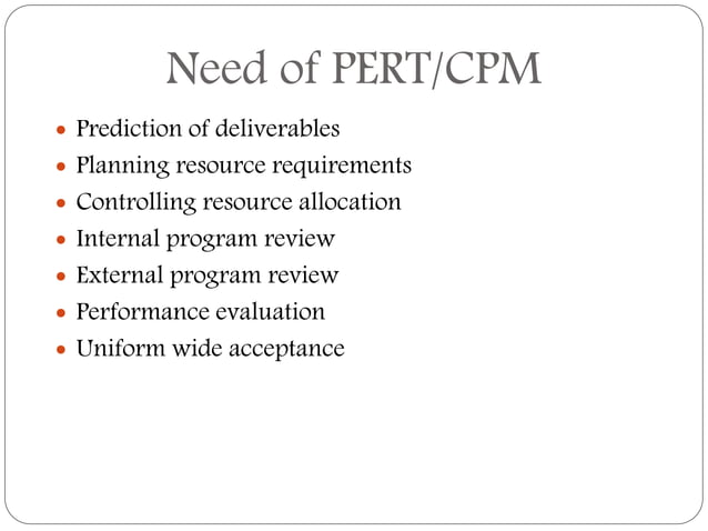 Pert, cpm & gert | PPTX