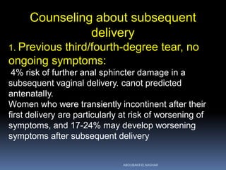 THIRD AND FOURTH DEGREE TEARS | PDF