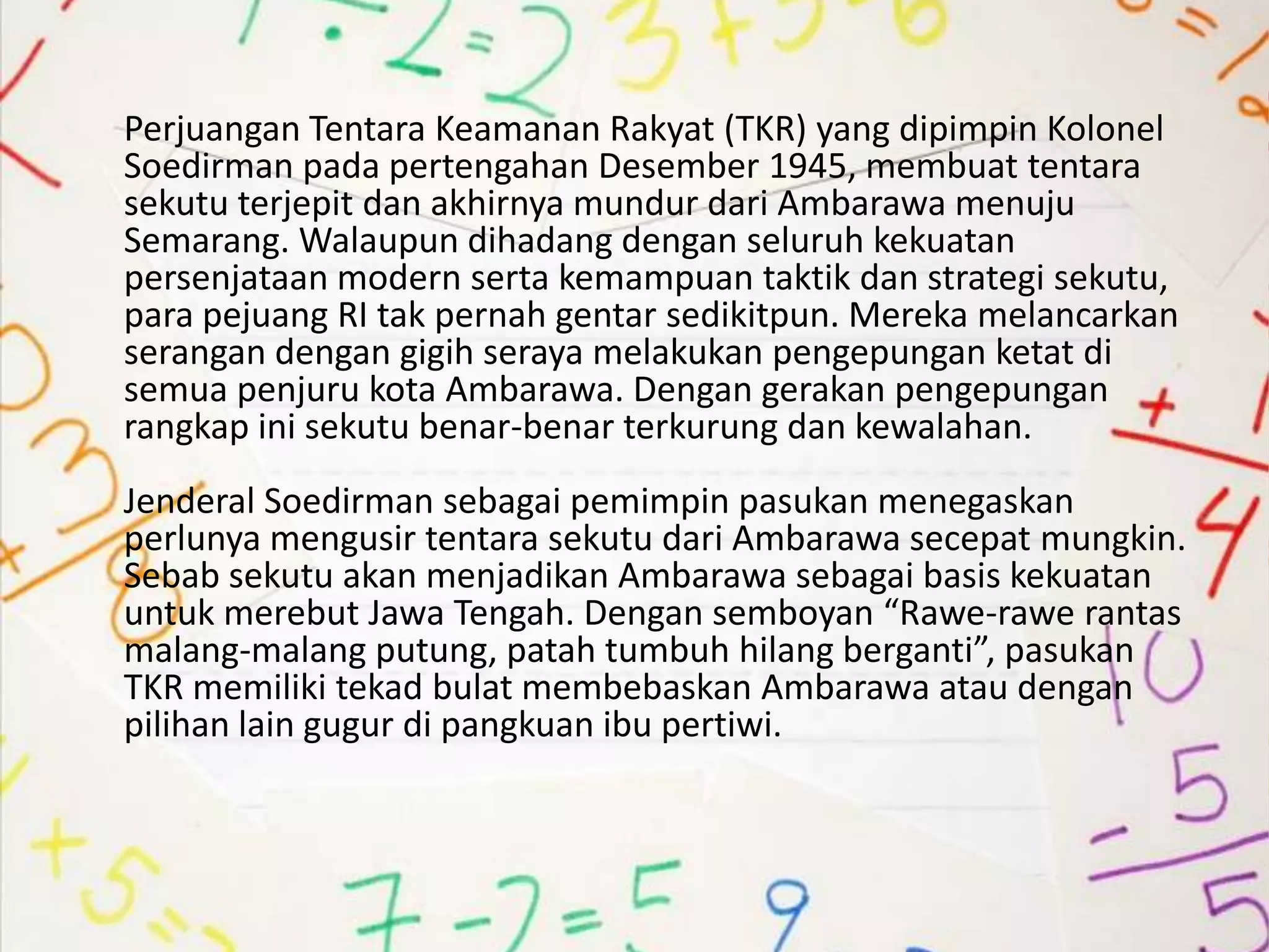 Pertempuran ambarawa | PPTX