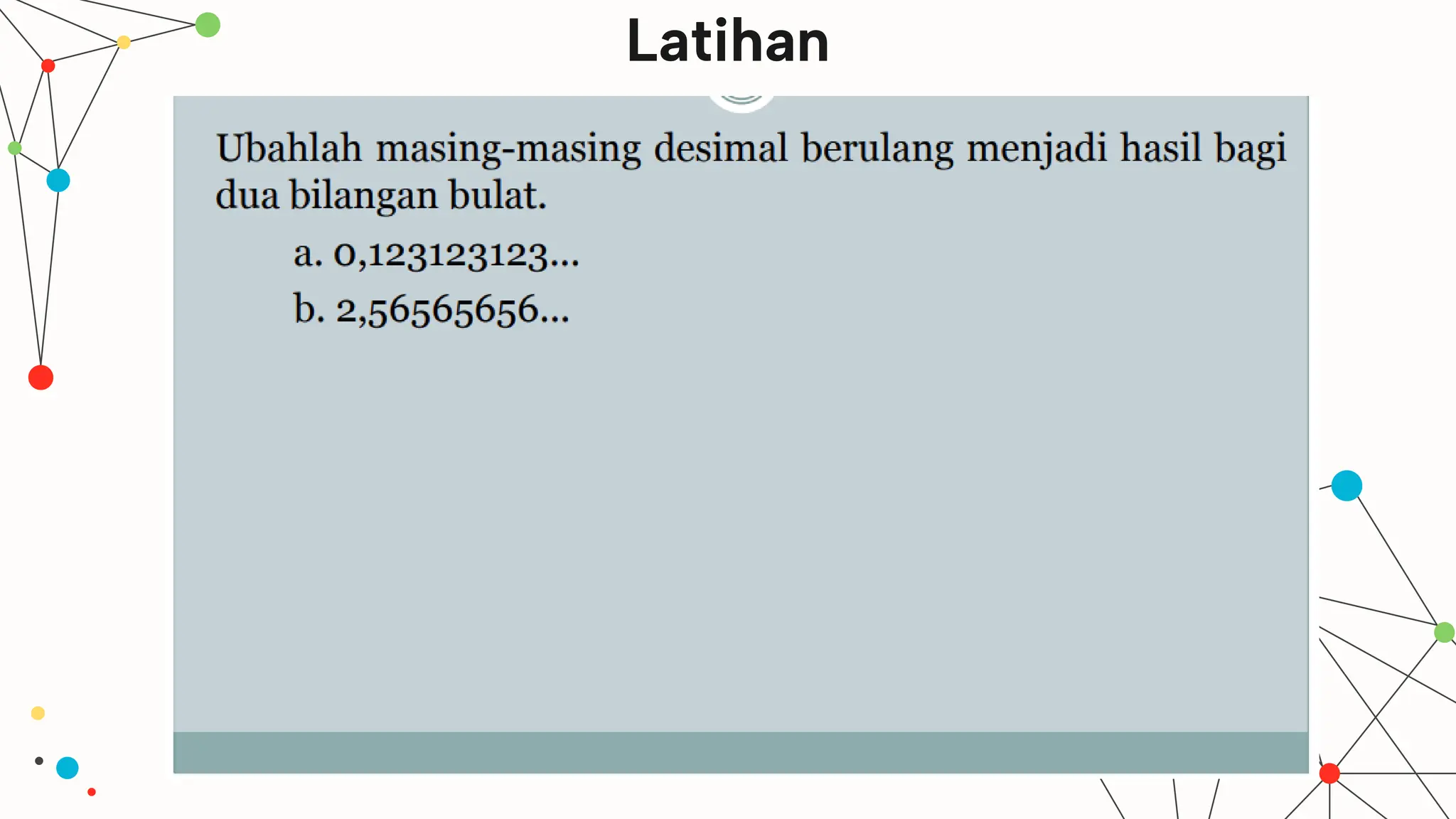pertemuan pertama matematika dasar materi bilangan rill | PPT