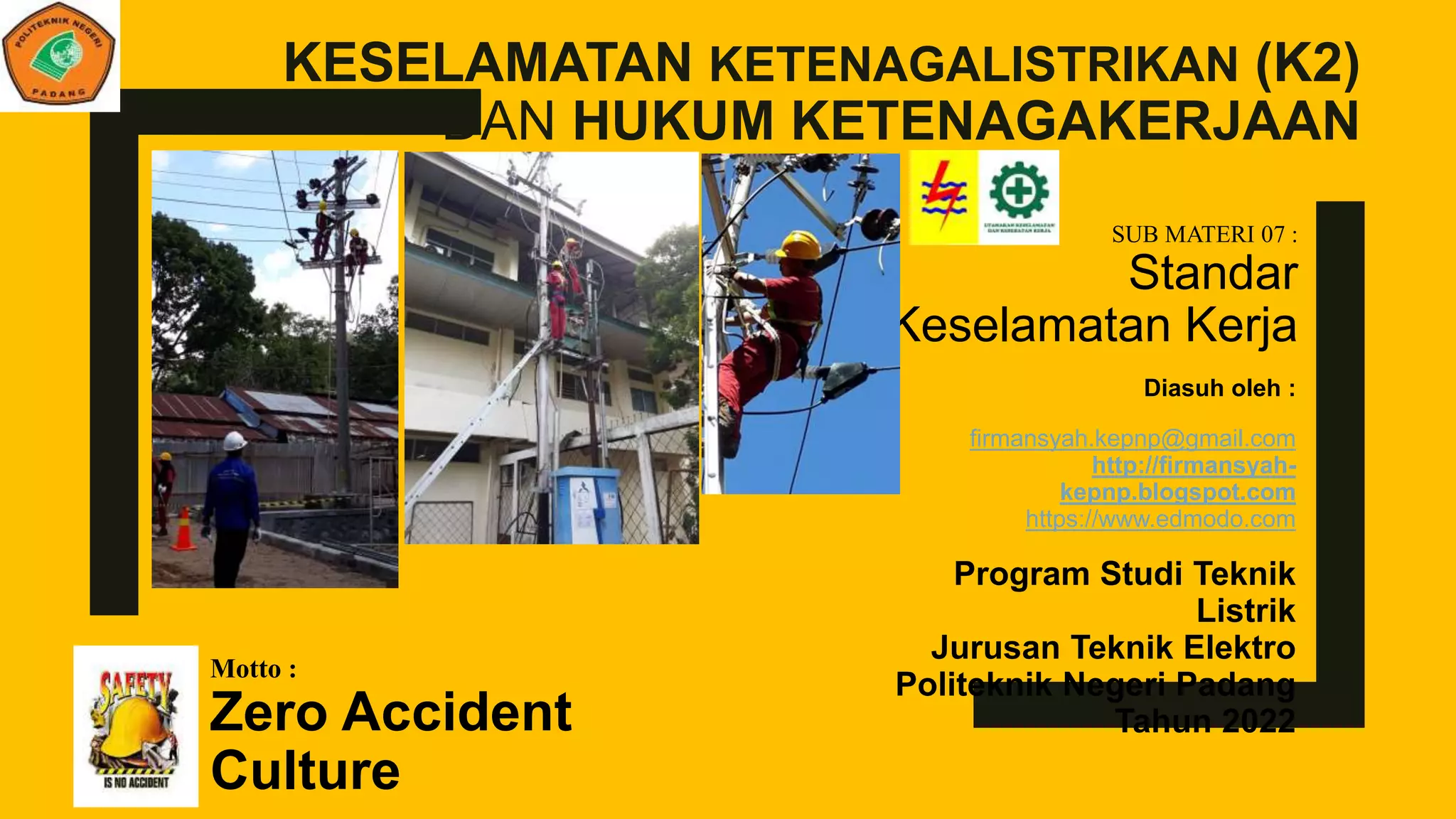 Pertemuan-05_Standar Keselamatan Kerja.pptx