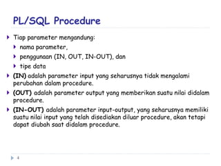 Pertemuan 09 (procedure dan function database) | PDF