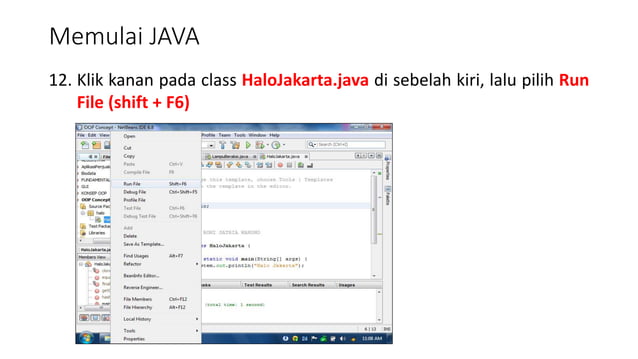 Pertemuan 1 - Pemrograman II - Netbeans | PPTX