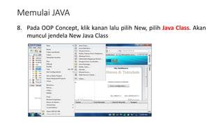 Pertemuan 1 - Pemrograman II - Netbeans | PPTX