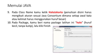 Pertemuan 1 - Pemrograman II - Netbeans | PPTX
