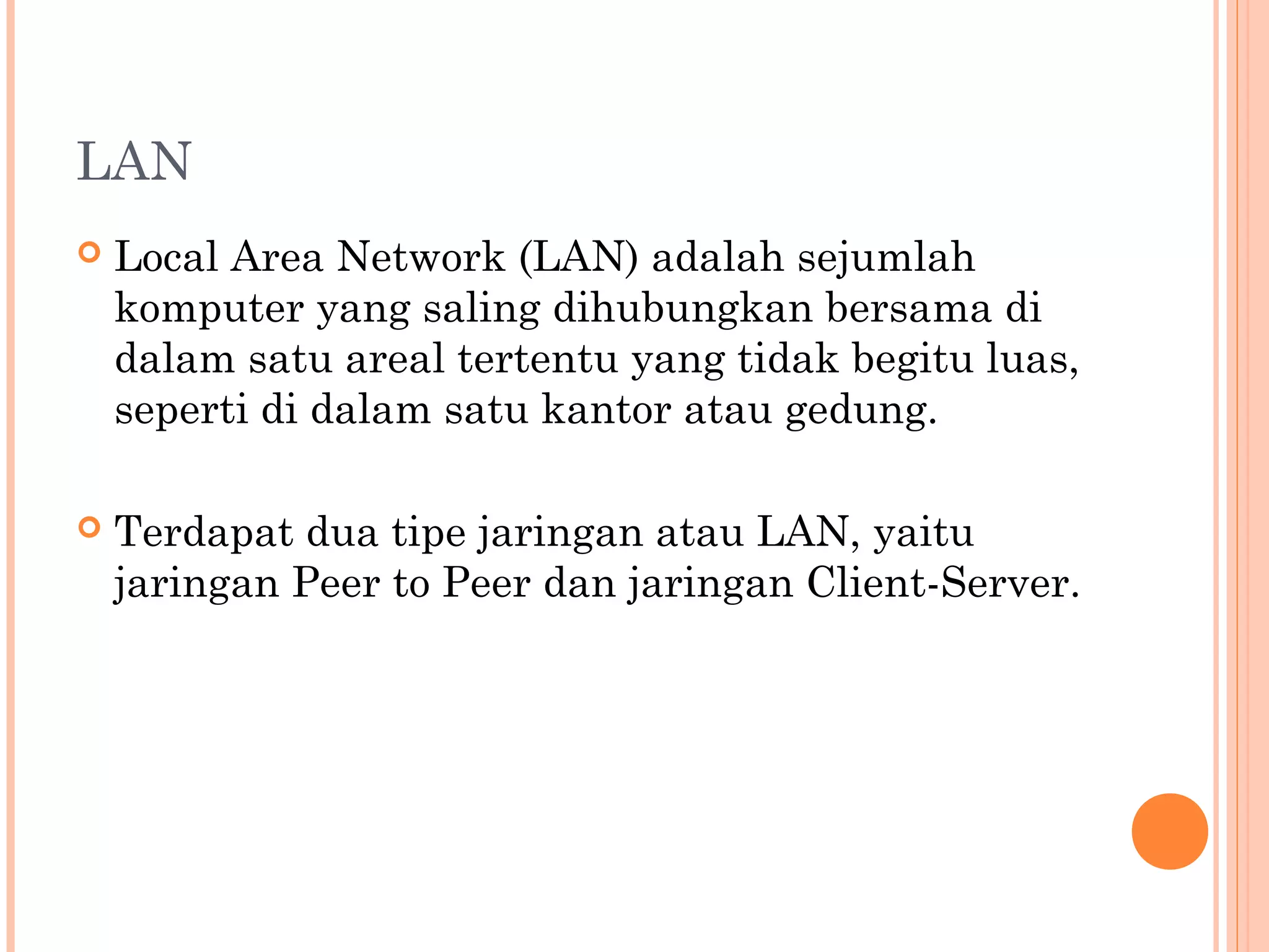 konsep dasar jaringan komputer | PPT