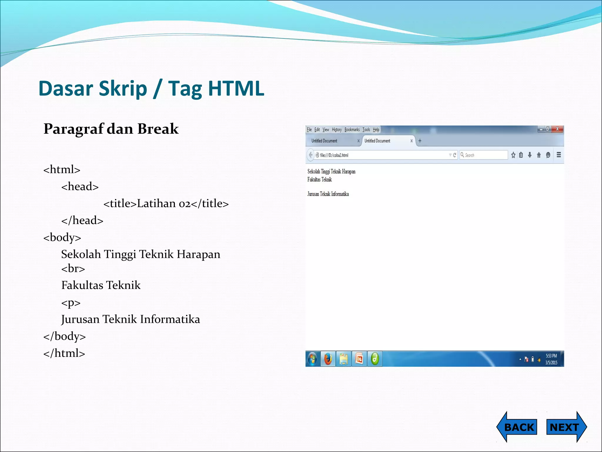 konsep dasar web desain | PPT
