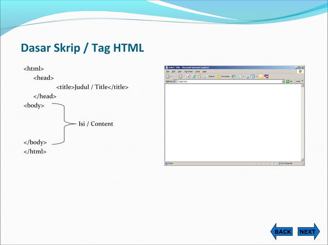 konsep dasar web desain | PPT