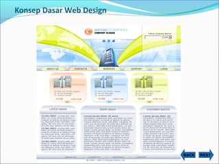 konsep dasar web desain | PPT