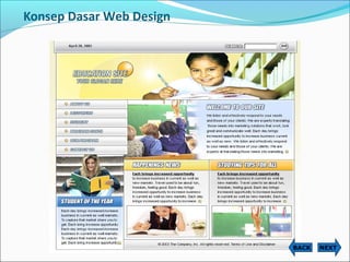 konsep dasar web desain | PPT