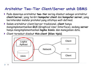 Pertemuan 10 (database client-server) | PDF