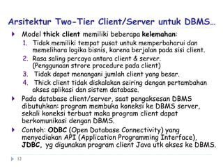 Pertemuan 10 (database client-server) | PDF