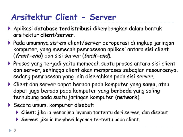 Pertemuan 10 (database client-server) | PDF