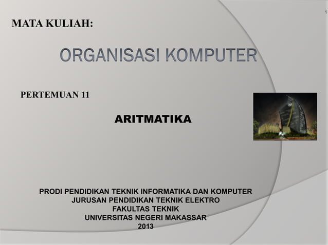 Pertemuan 11-aritmatika | PDF
