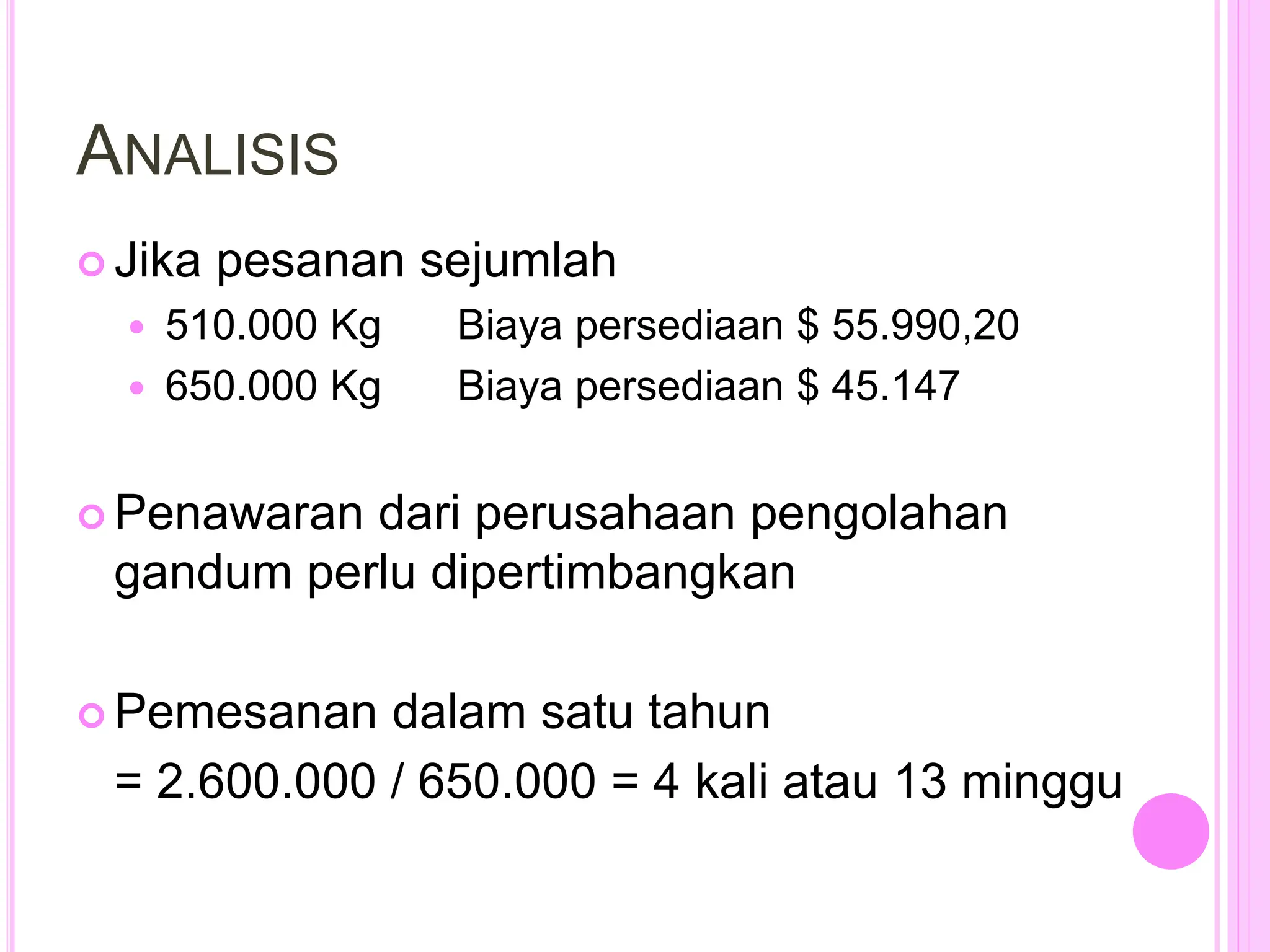 Model manajemen Persediaan kuantitatif ekonomi | PPT