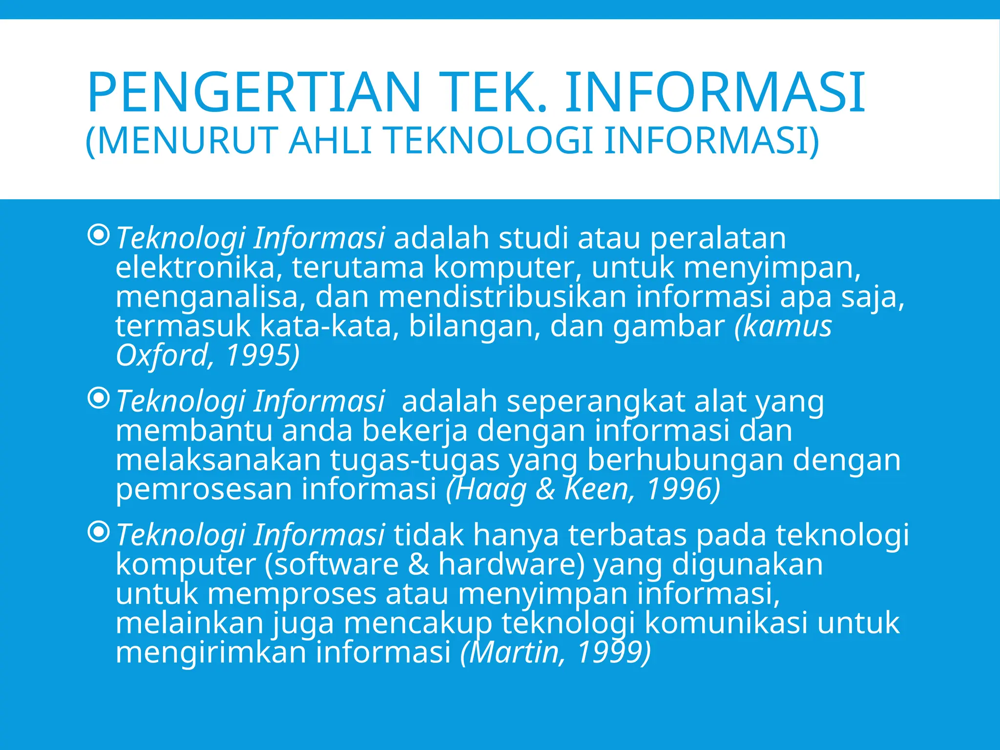 Pertemuan - 15 Konsep Dasar Teknologi Informasi (II).ppt