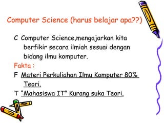 Pertemuan 1(Pengantar Teknologi Informasi) | PPT