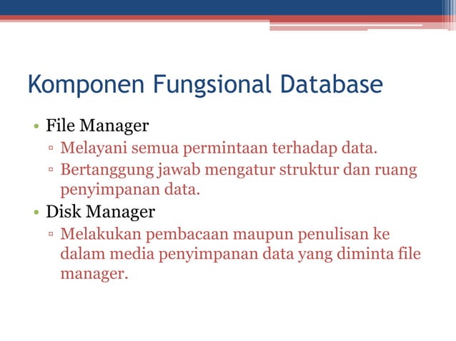 Database Introduction - Dasar Teori Basis Data | PPT