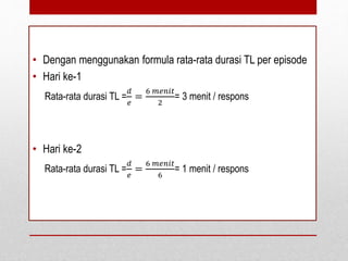 Pertemuan 3-EVENT SAMPLING & TIME SAMPLING | PPTX