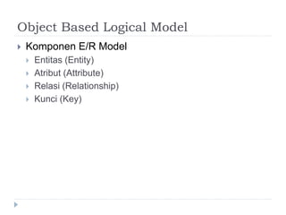 Database Introduction - Pemodelan Data | PPTX