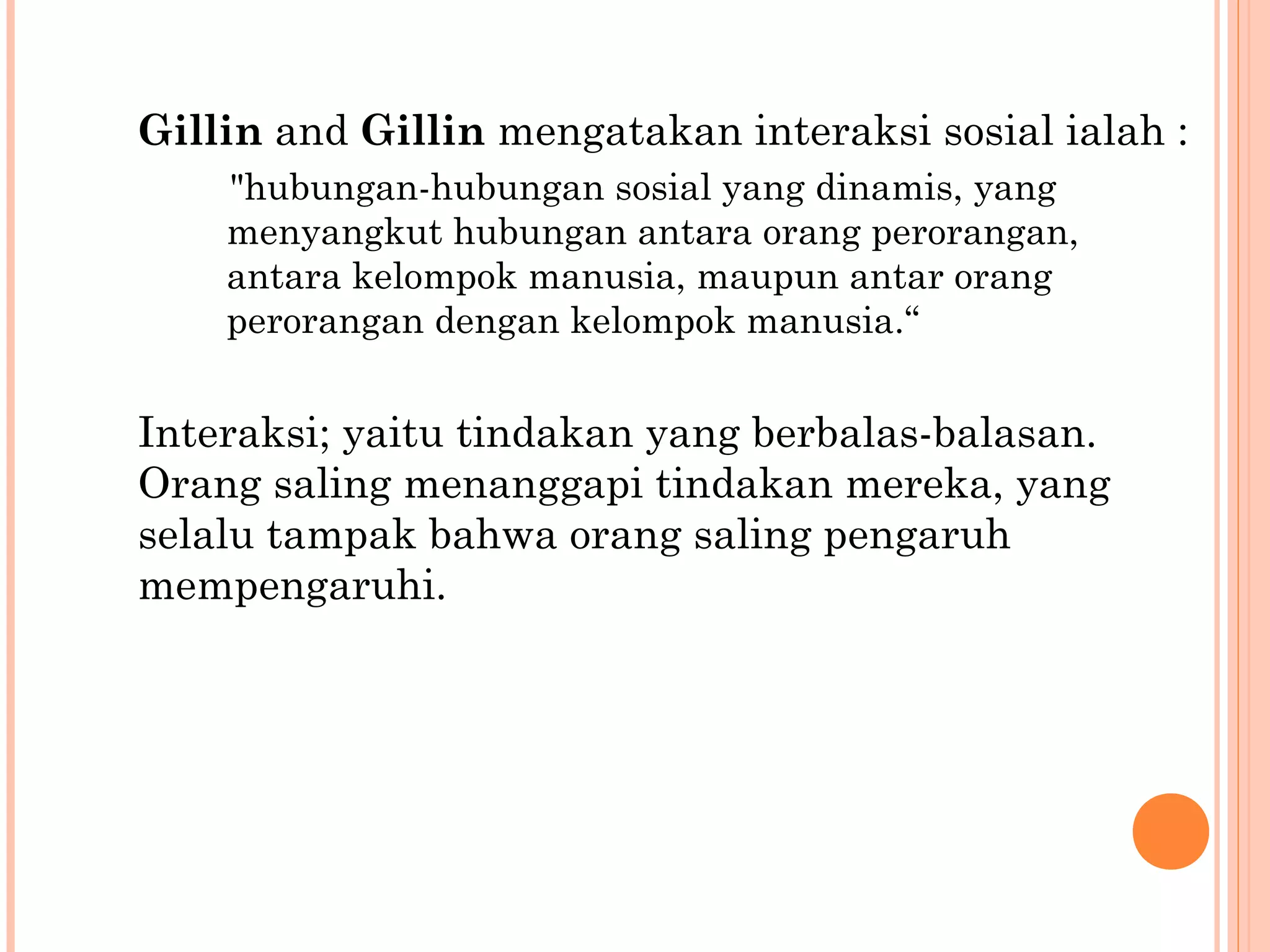 PSIKOLOGI SOSIAL - Interaksi Sosial | PPT