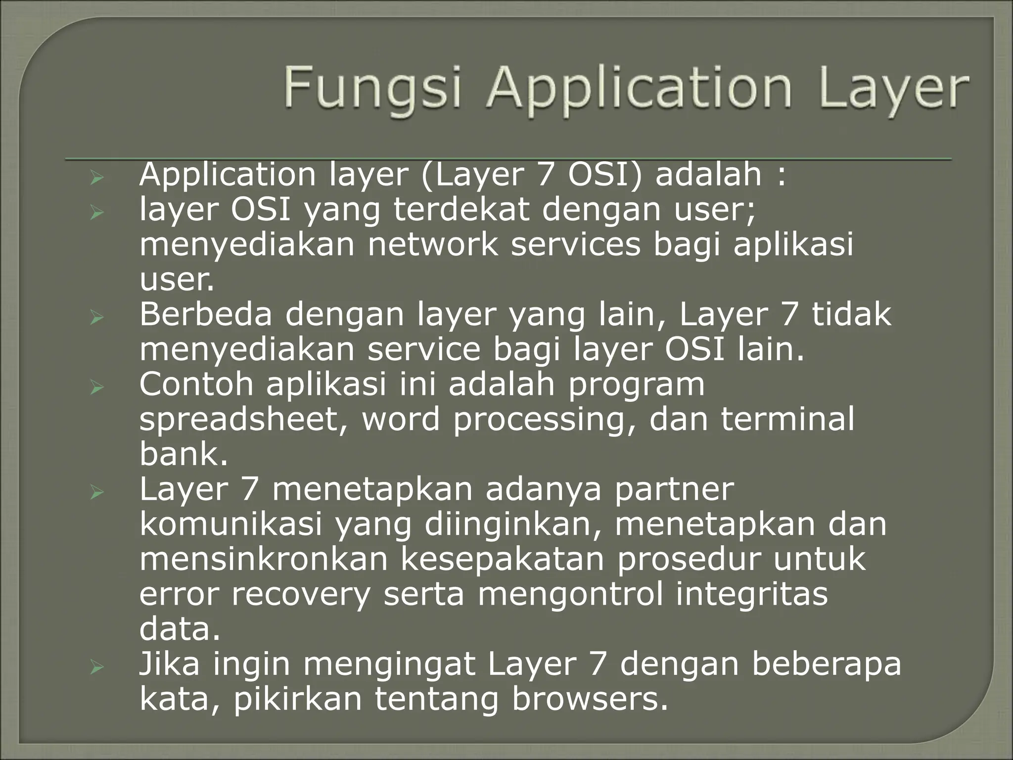 MENGENAL OSI MODEL DAN TCP/IP MODEL PADA JARINGAN | PPT MENGENAL OSI MODEL DAN TCP/IP MODEL PADA JARINGAN | PPT