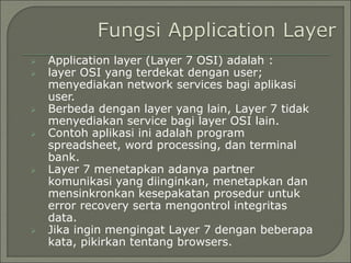 MENGENAL OSI MODEL DAN TCP/IP MODEL PADA JARINGAN | PPT