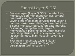 MENGENAL OSI MODEL DAN TCP/IP MODEL PADA JARINGAN | PPT