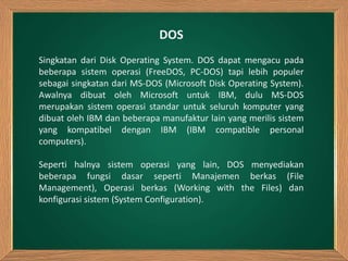 Pertemuan - DOS.ppt