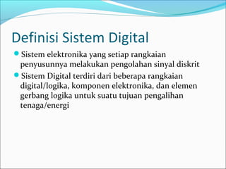 Pertemuan ke-1 sistem digital | PPT