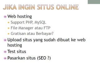 Pertemuan web-1-dasar-pemrograman-web | PPT