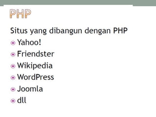 Pertemuan web-1-dasar-pemrograman-web | PPT