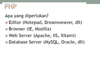 Pertemuan web-1-dasar-pemrograman-web | PPT